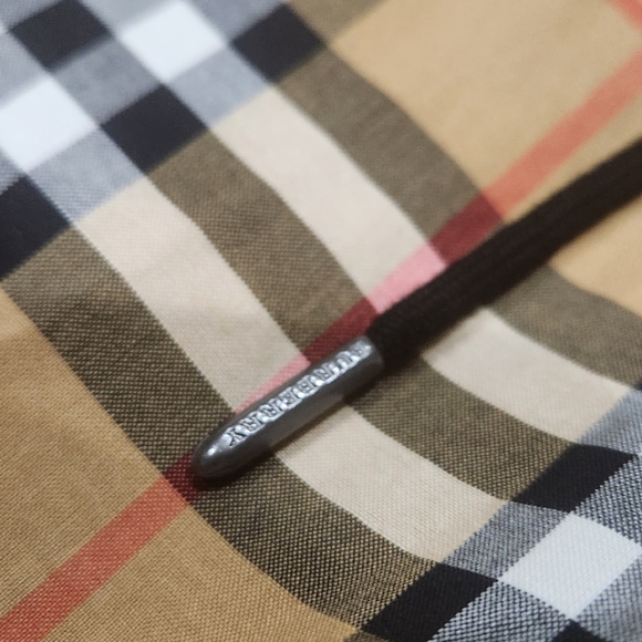 Burberry | Shorts | Auth Burberry Check Cotton Draw String Bermuda ...